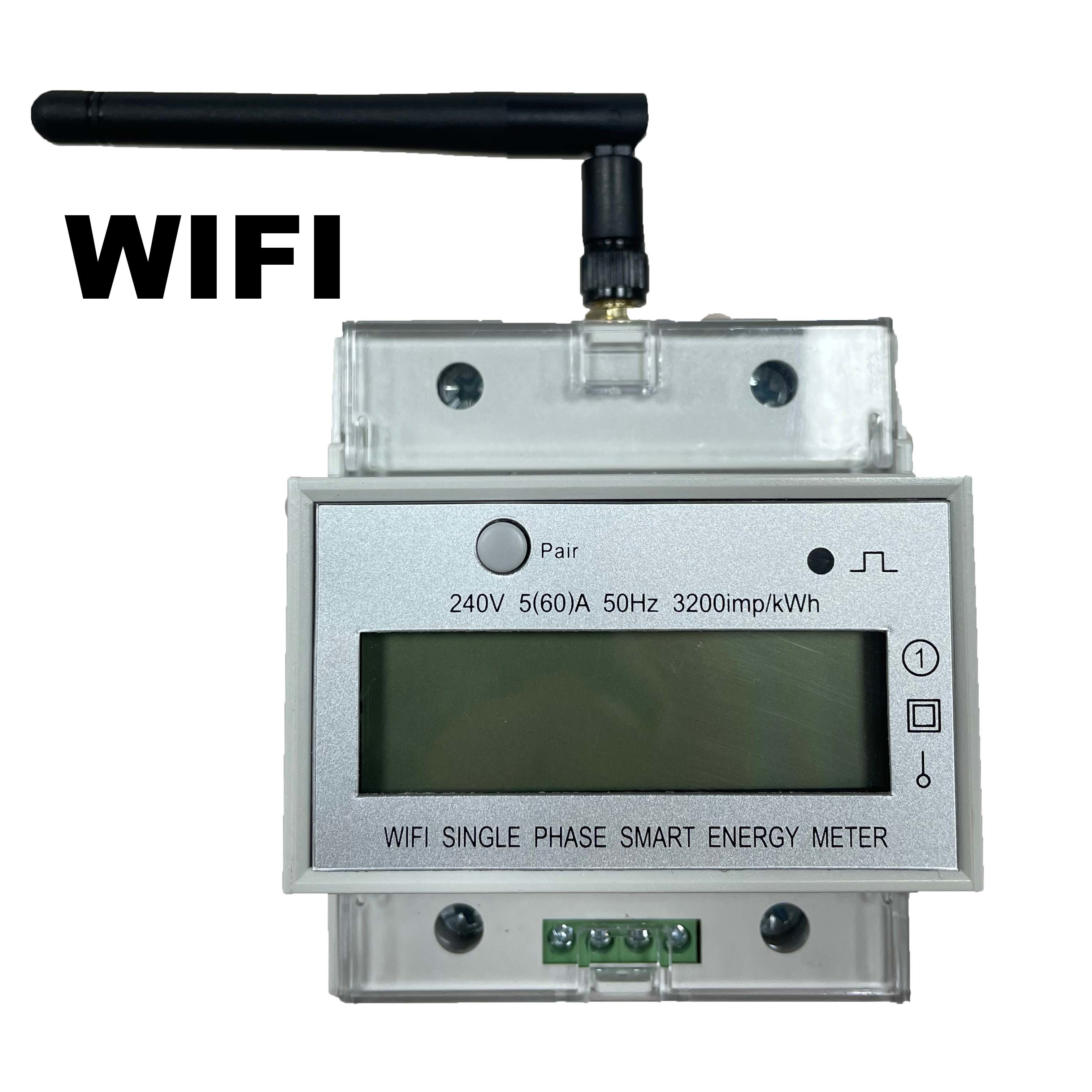 Anti Theft Din Rail Single Phase Electronic Energy Meter 220v Dengan ...