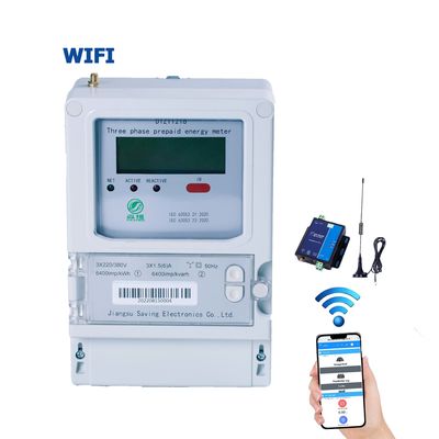 Smart Meter Energi Prabayar Tiga Fase Wifi 3 Meter Energi Fase Empat Kawat
